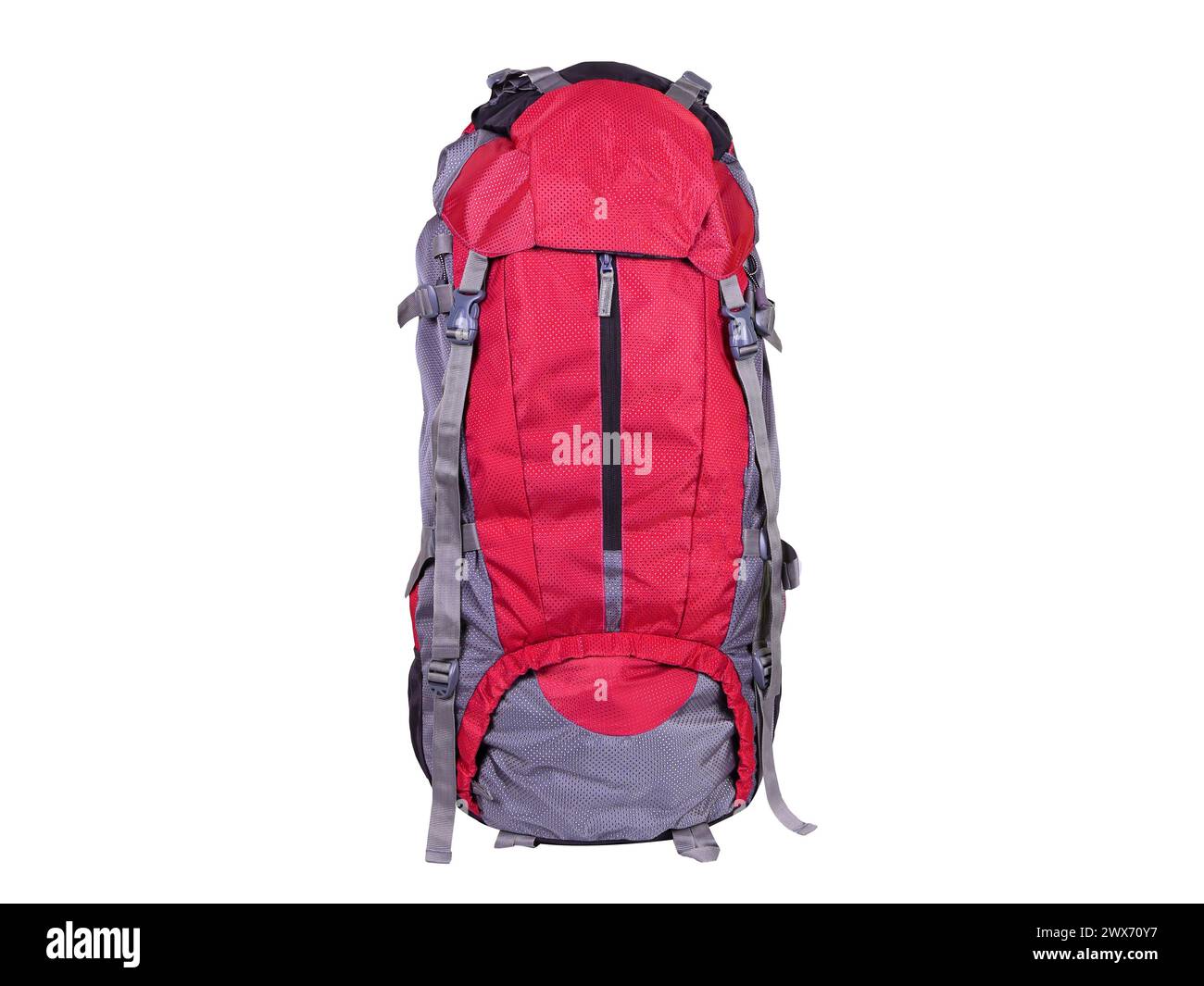 trendy and stylish tracking backpack isolated on white background Stock ...