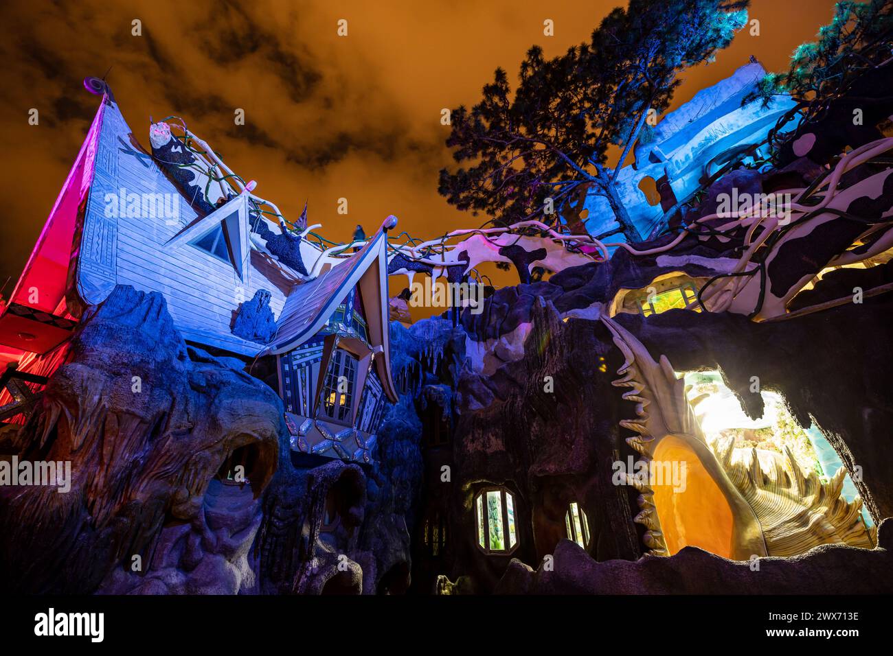 The Crazy House of Da Lat in Vietnam Stock Photo - Alamy