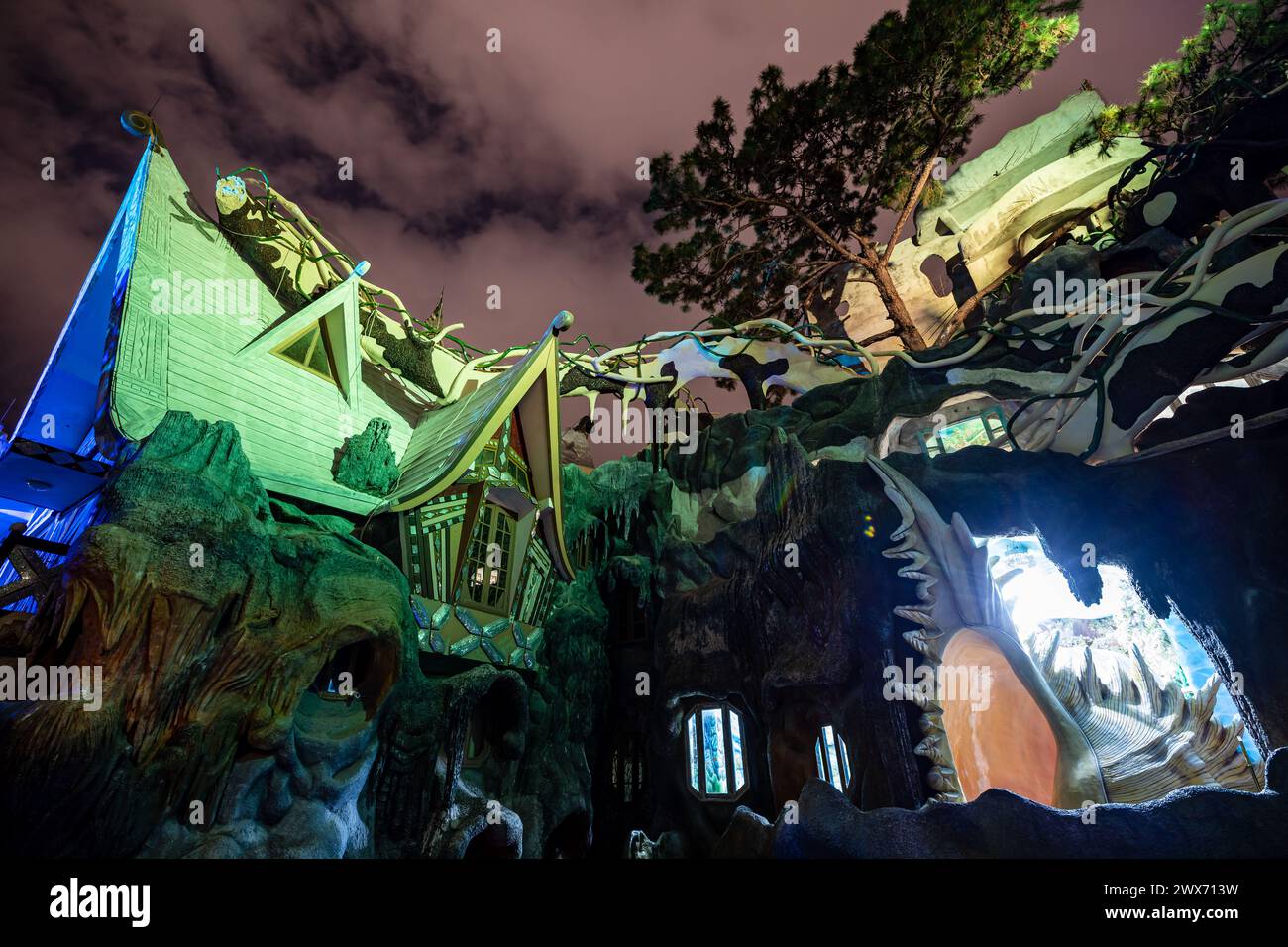 The Crazy House of Da Lat in Vietnam Stock Photo - Alamy