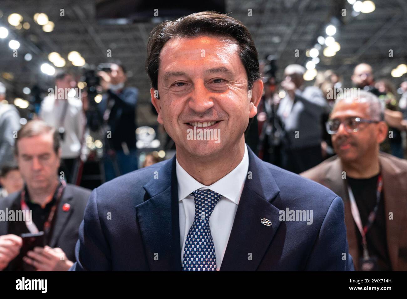 Jose Munoz President and COO Hyundai Motor Company attends International Auto Show media day at ...