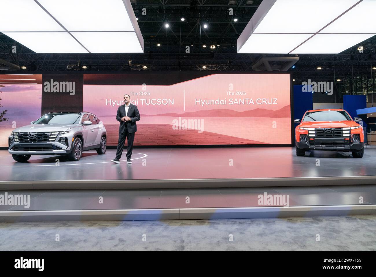 Randy Parker CEO Hyundai North America speaks during presentation of ...