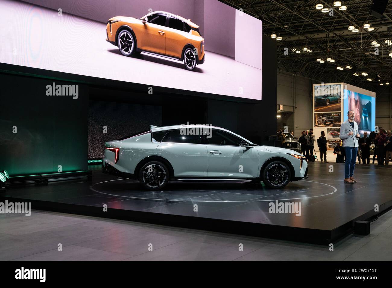 Karma Habin Executive vice President Kia Global Design speaks during ...