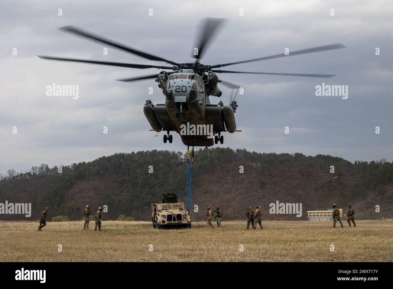 U.S. Marines with 3rd Landing Support Battalion, 3rd Marine Logistics ...