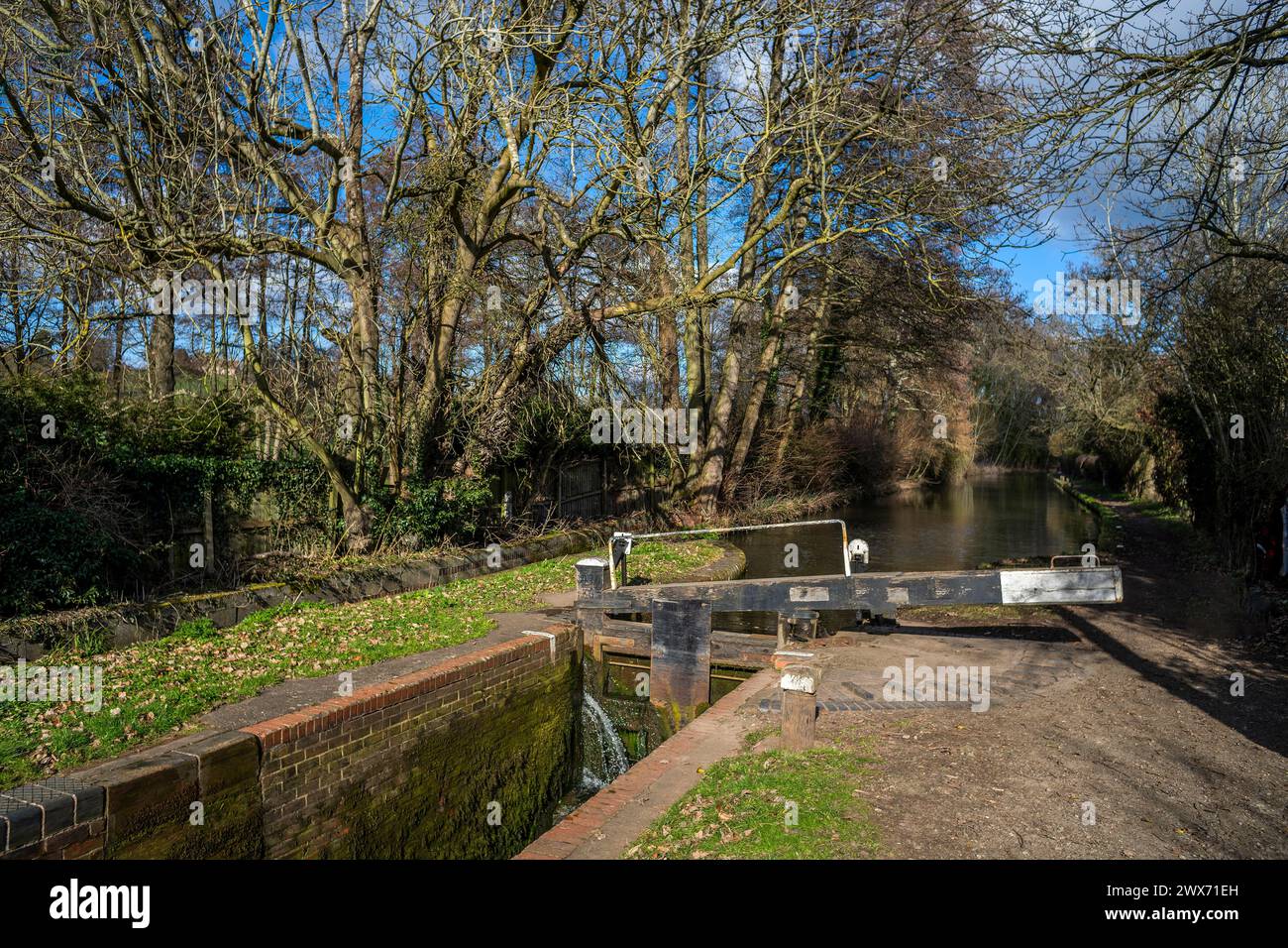 Hatton Locks Grand Union Canal Warwickshire England UK Stock Photo - Alamy