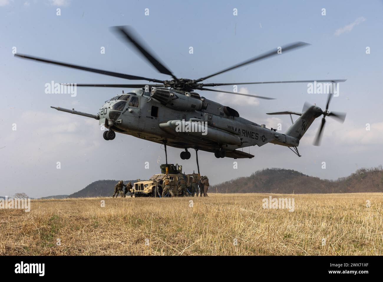U.S. Marines with 3rd Landing Support Battalion, 3rd Marine Logistics ...