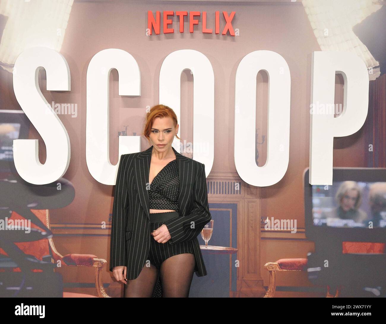 Scoop world premiere in curzon mayfair hi-res stock photography and ...