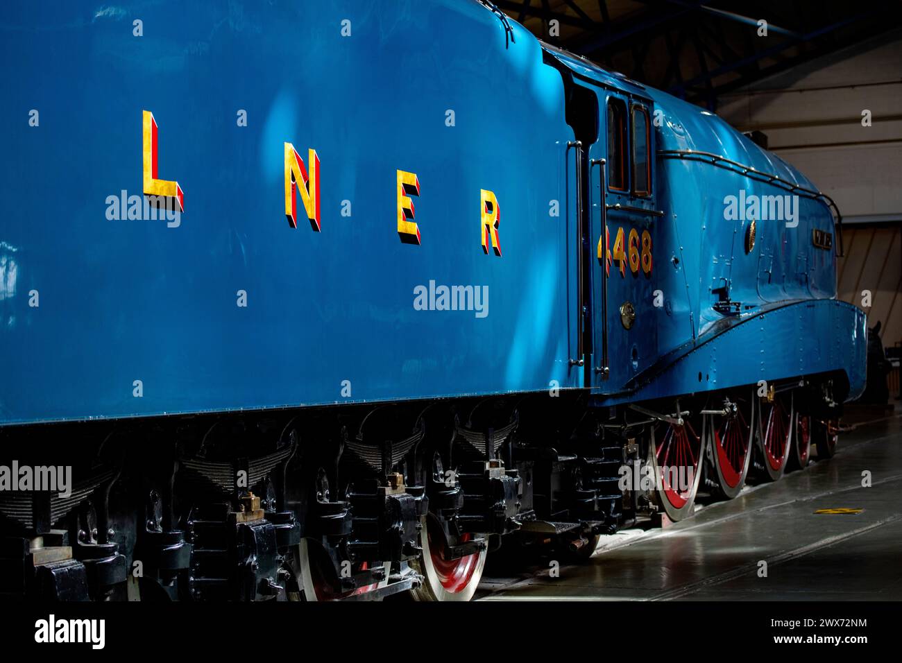 National Railway Museum, York. March 2024 LNER Class A4 4468 Mallard is a 4-6-2 ("Pacific ...