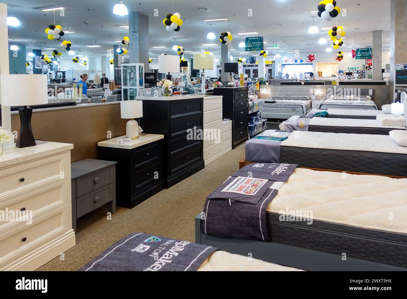 Inside Harvey Norman furniture store in Australia Stock Photo - Alamy