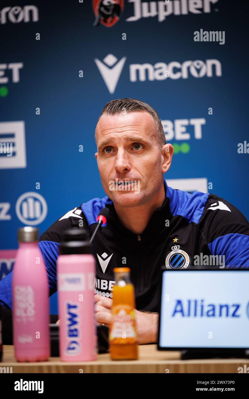 Club's interim head coach Nicky Hayen pictured during a press ...