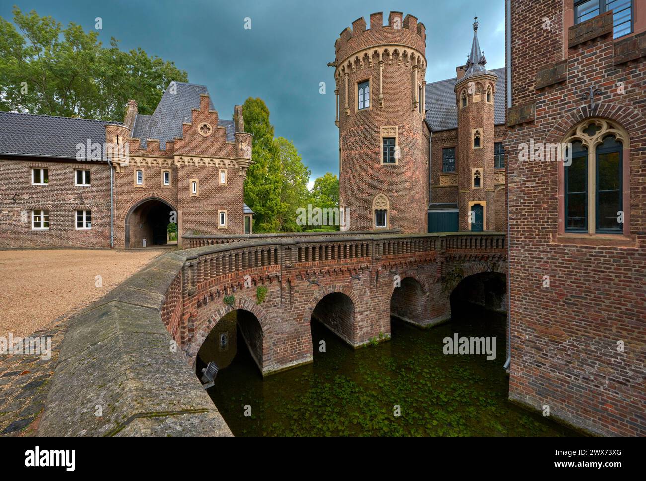 Visiting Paffendorf castle in North Rhine-Westphalia, Germany on a ...