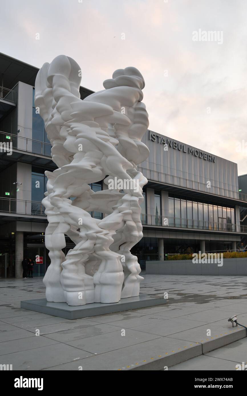 Istanbul, Turkey - December 11, 2023: British sculptor Tony Craggs ...
