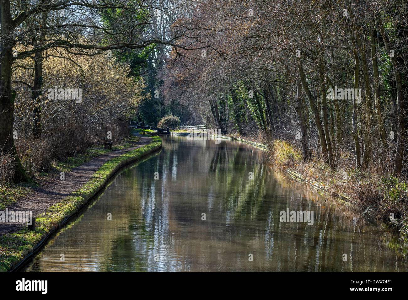 Hatton Locks Grand Union Canal Warwickshire England UK Stock Photo - Alamy