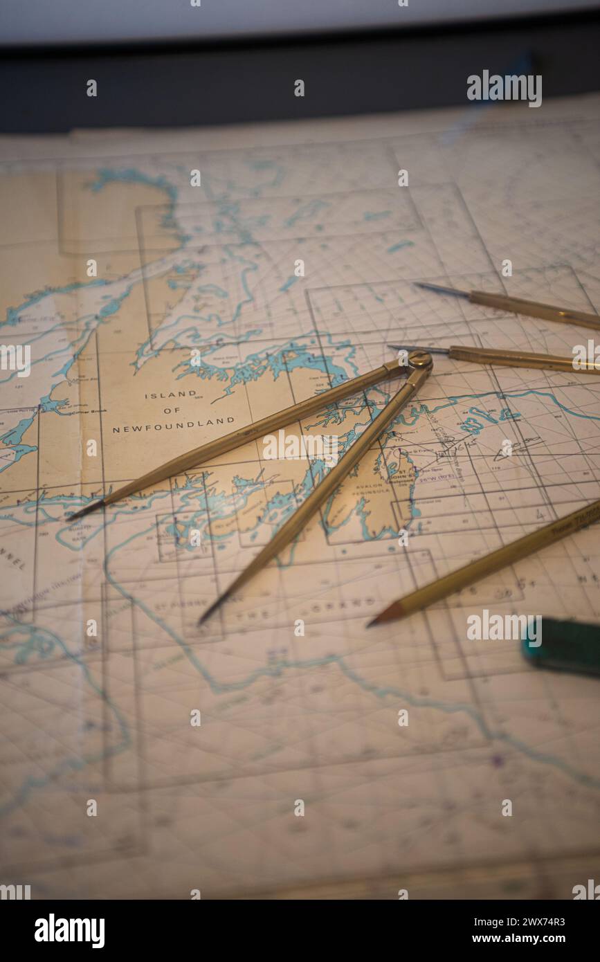 Newfoundland historical map, Gil Eannes, historical hospital ship ...