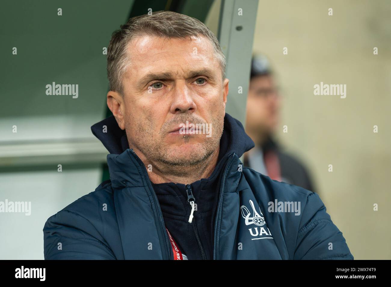 WROCLAW, POLAND - MARCH 26, 2024: Qualifications for UEFA Euro 2024 ...