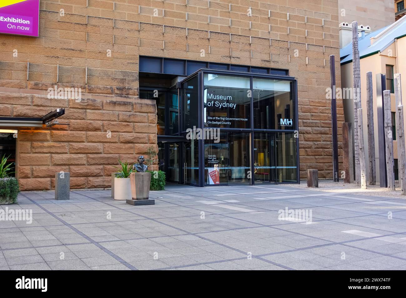 The Museum of Sydney, located on the site of Sydney’s first Government ...