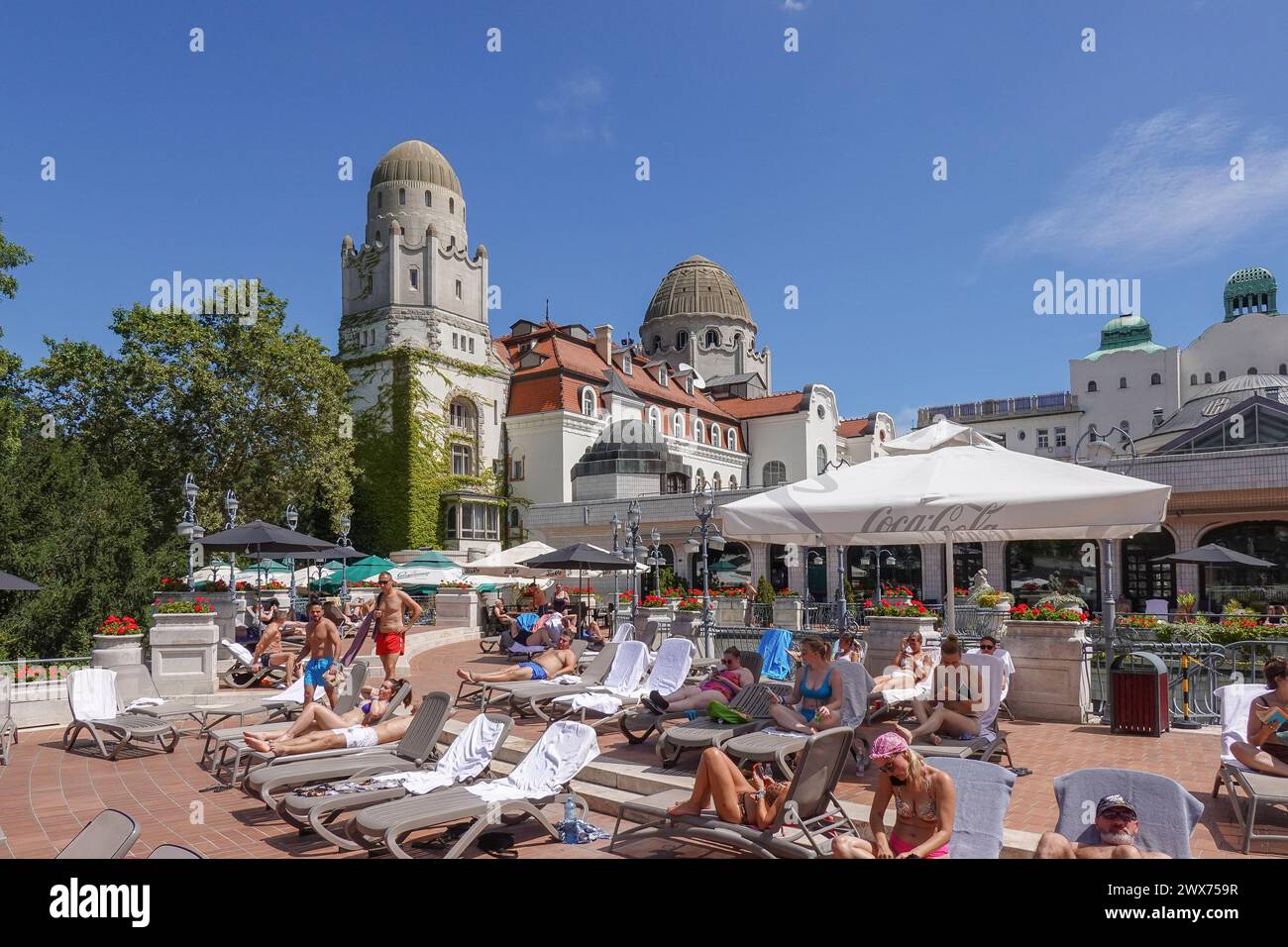 Hungary, Budapest, The Gellert Thermal Baths and Swimming Pool, also ...