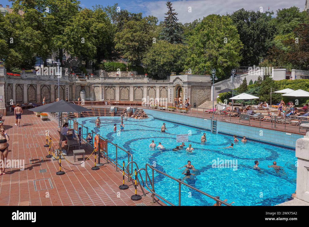 Hungary, Budapest, The Gellert Thermal Baths and Swimming Pool, also ...