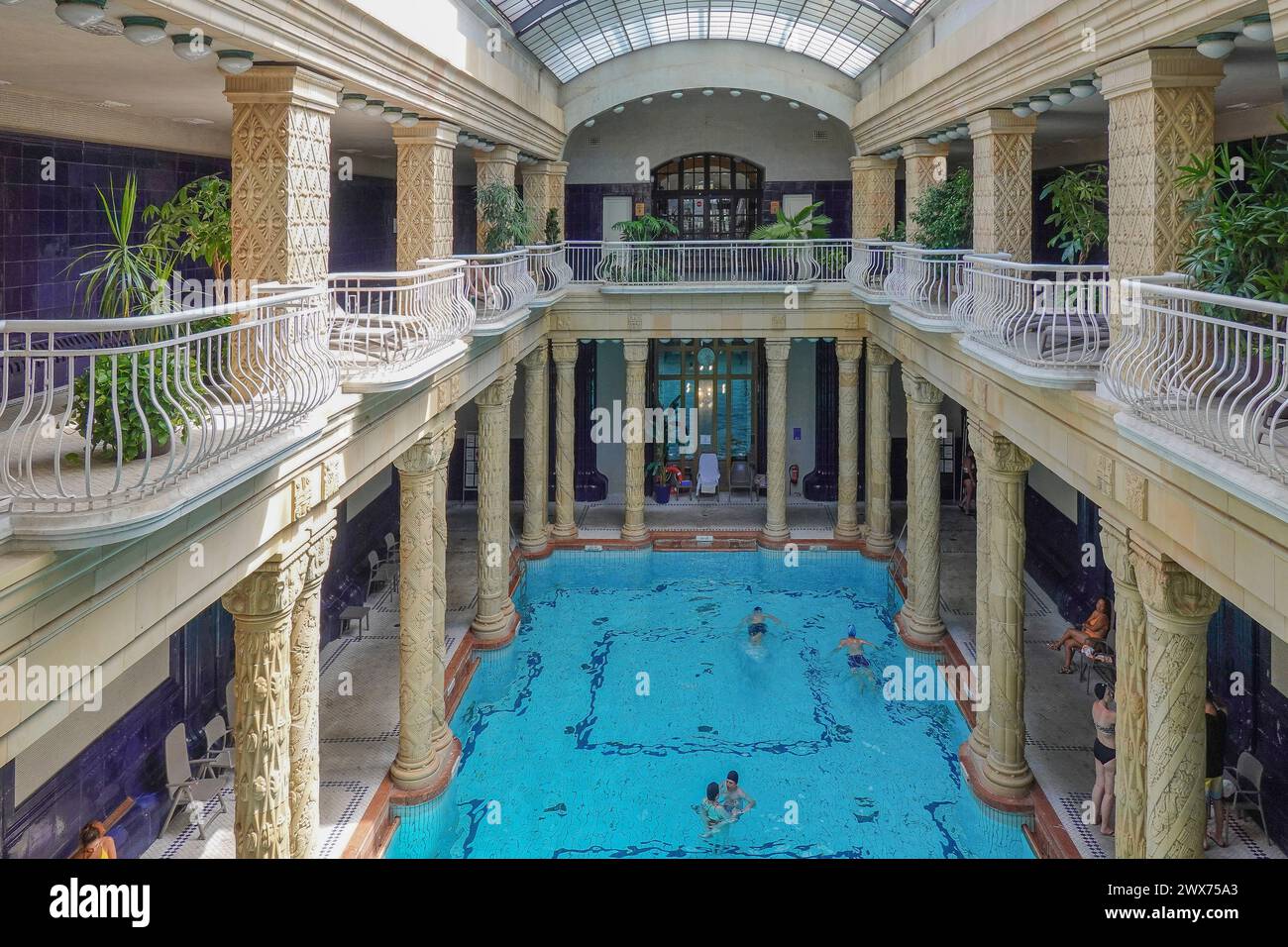 Hungary, Budapest, The Gellert Thermal Baths and Swimming Pool, also ...