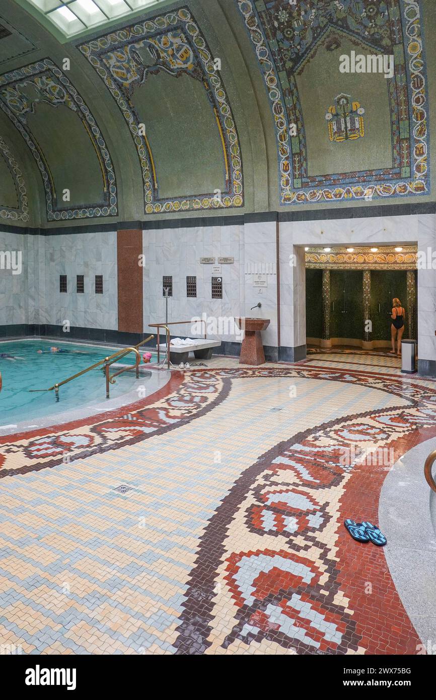Hungary, Budapest, The Gellert Thermal Baths and Swimming Pool, also ...
