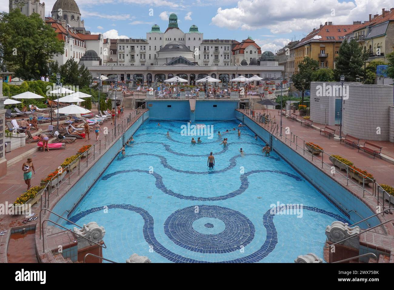 Hungary, Budapest, The Gellert Thermal Baths and Swimming Pool, also ...