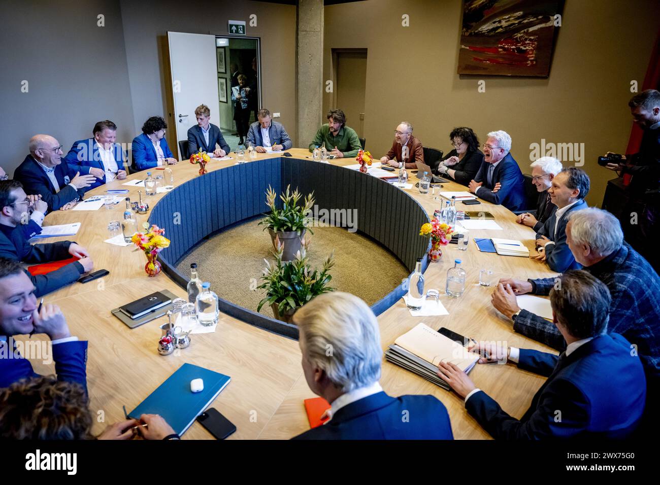 THE HAGUE - Ger Koopmans, Sander van Diepen (LTO), Mr. Roy Meijer ...