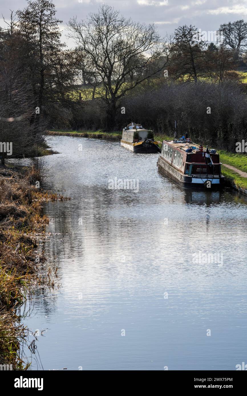 Hatton Locks Grand Union Canal Warwickshire England UK Stock Photo - Alamy