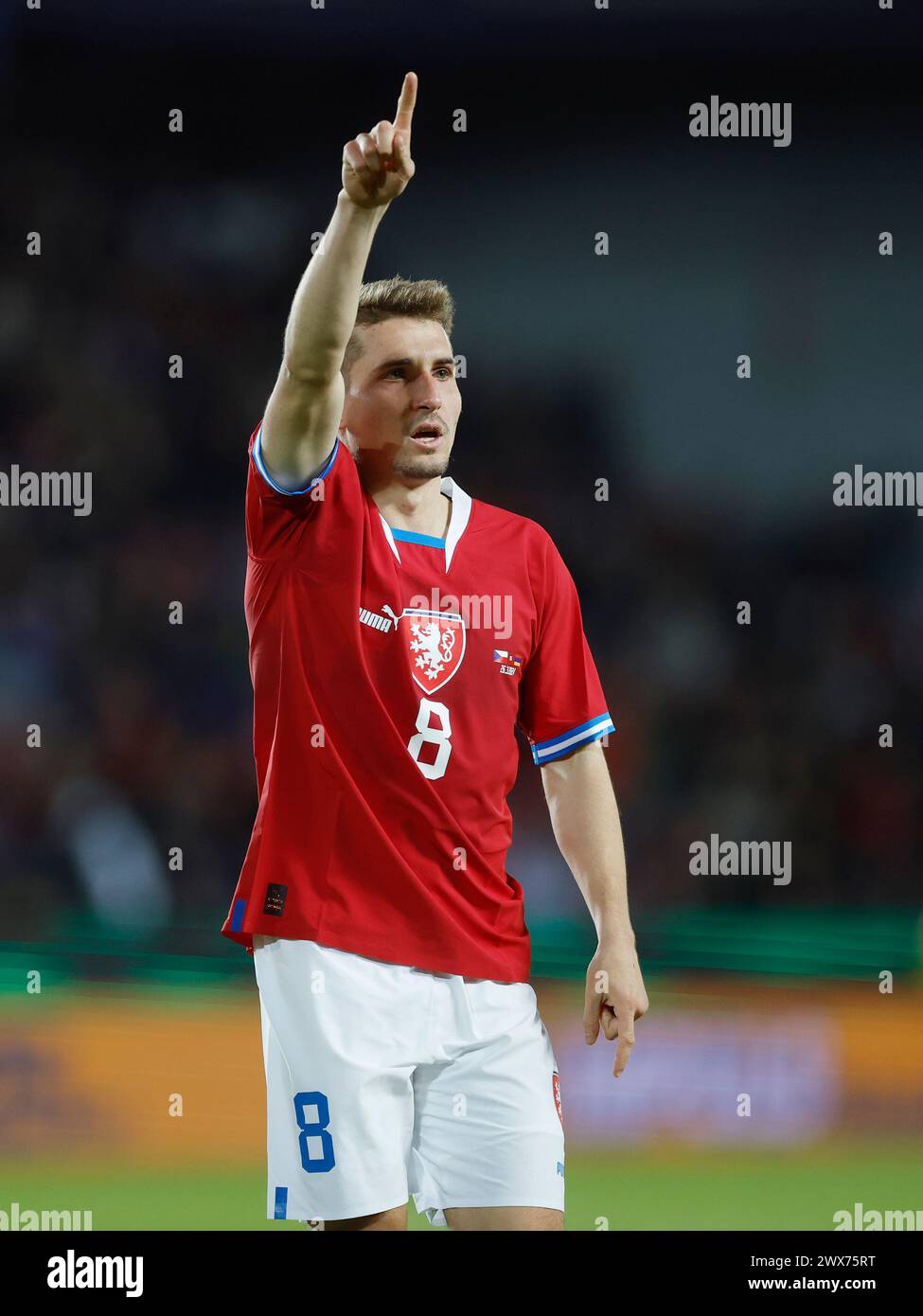 Michal Sadilek (CZE) in action during the friendly soccer match Czechia ...