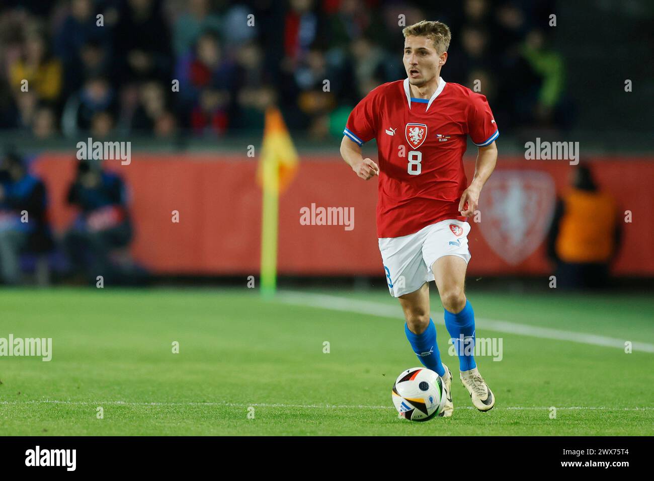 Michal Sadilek (CZE) in action during the friendly soccer match Czechia ...
