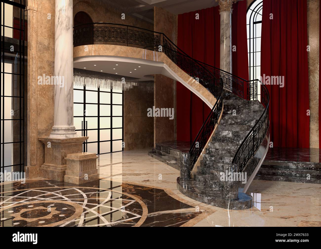 Marble ballroom hi-res stock photography and images - Alamy