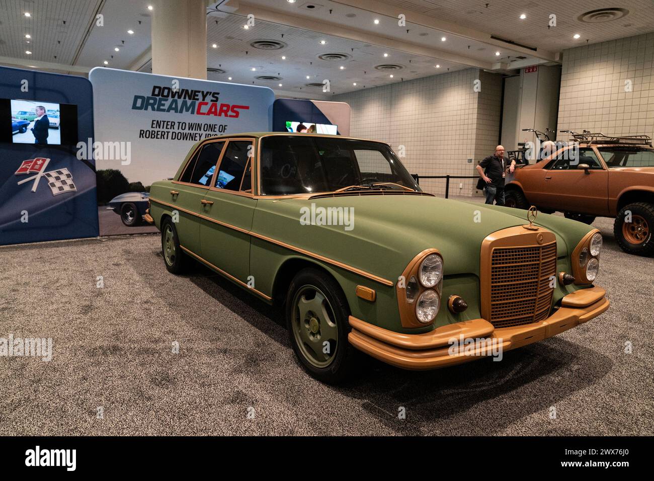 New York, USA. 27th Mar, 2024. 1969 Mercedes Benz 280 SE on display as ...