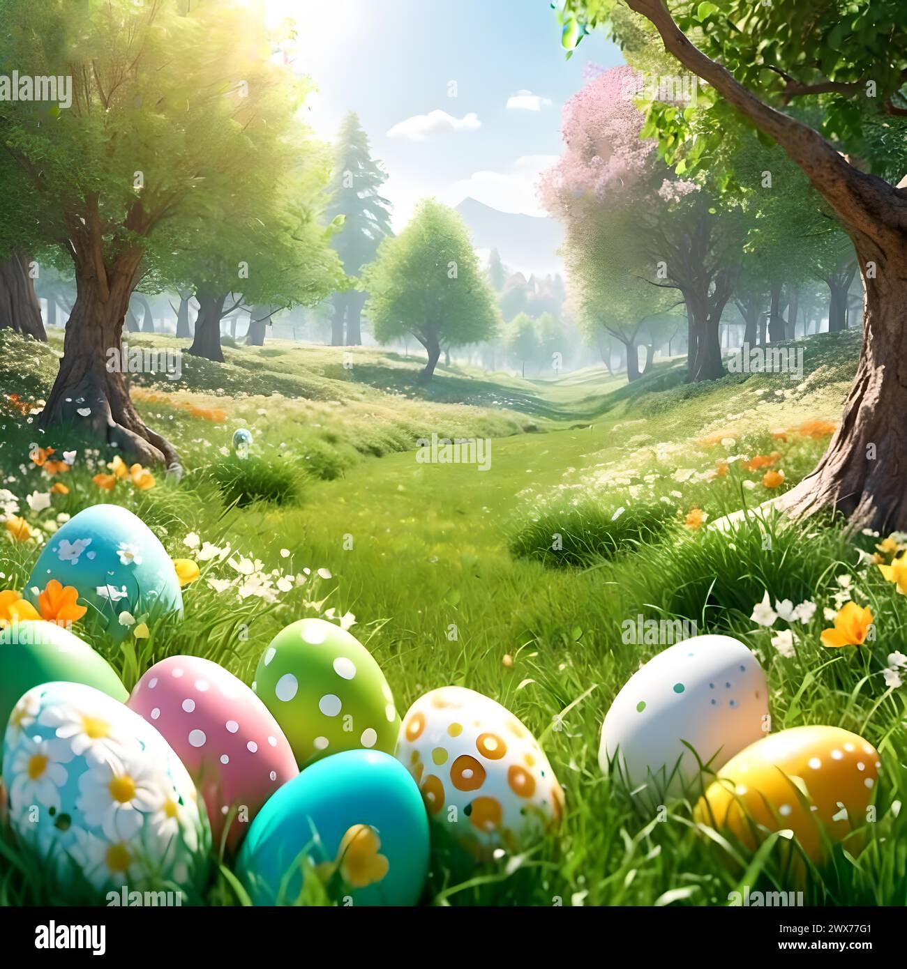 Easter arrives with spring and marks nature's awakening of the desire ...