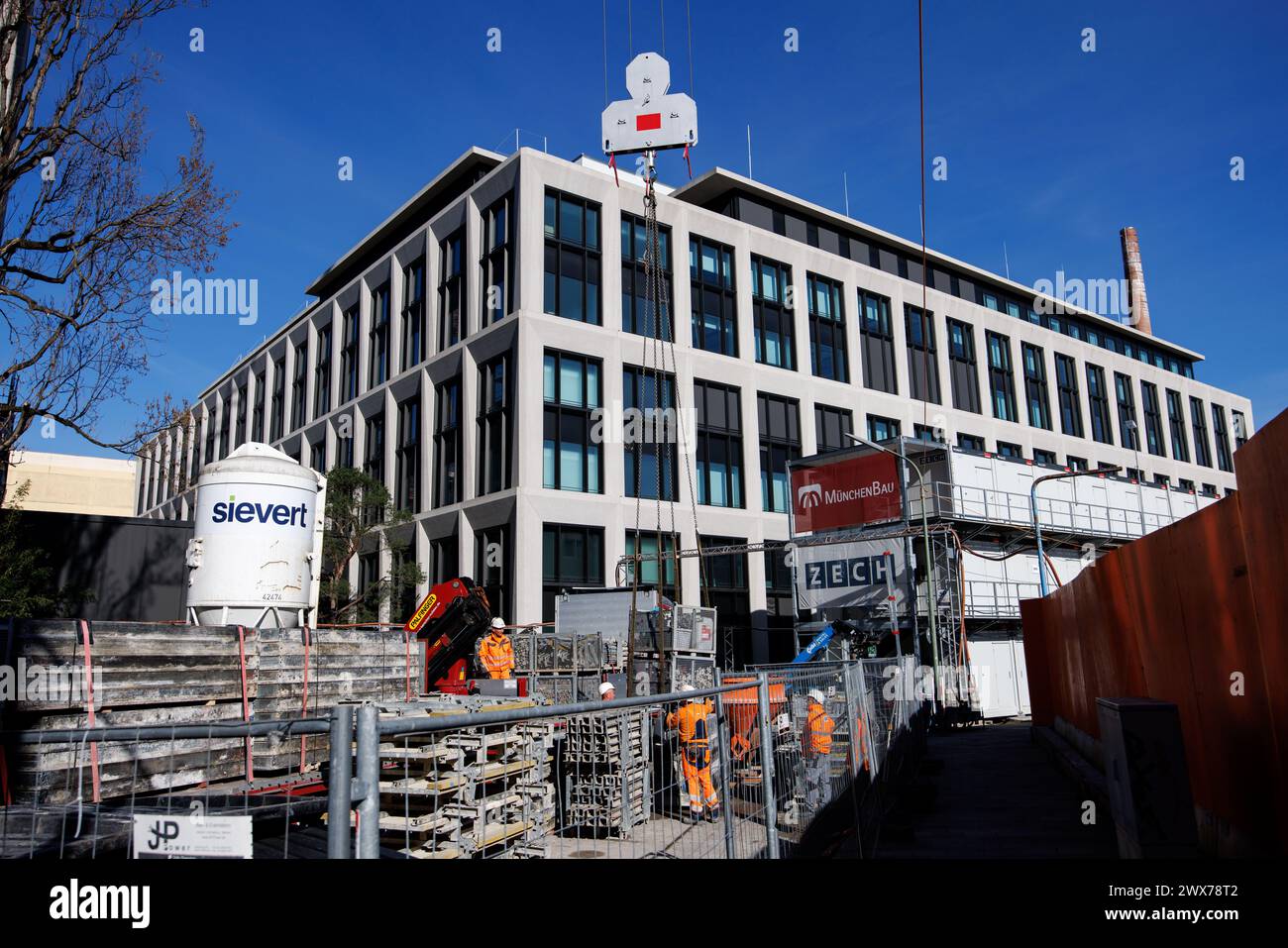 Munich, Germany. 20th Mar, 2024. The facade of the Apple Chip Center ...