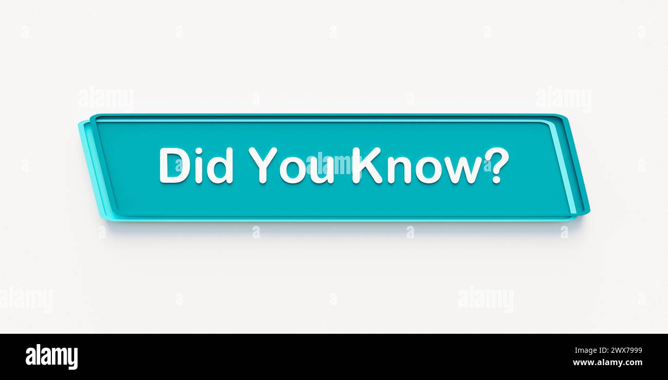Did you know Did you know Blue colored banner. Asking, knowledge ... Did you know Did you know Blue colored banner. Asking, knowledge ...