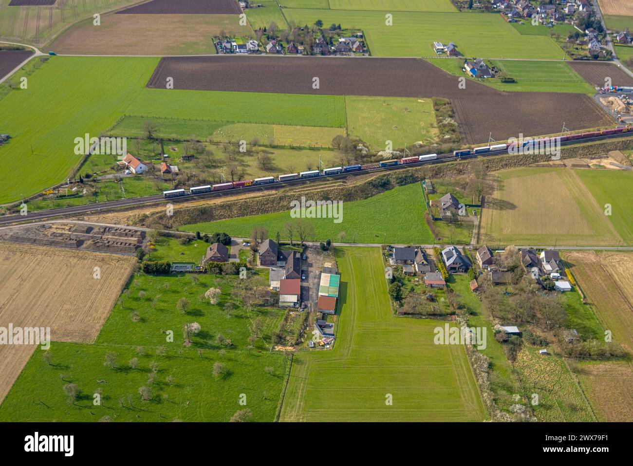 Expansion of the betuweroute and betuwe line railroad line hi-res stock ...