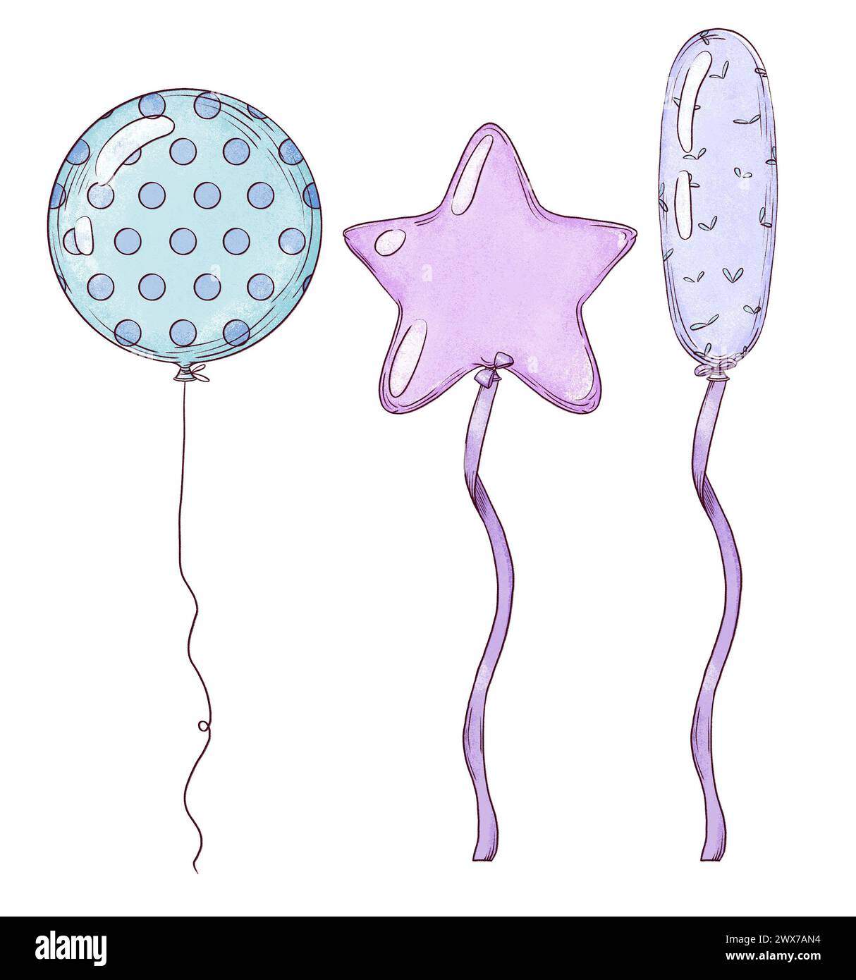 Balloon sketch hi-res stock photography and images - Alamy