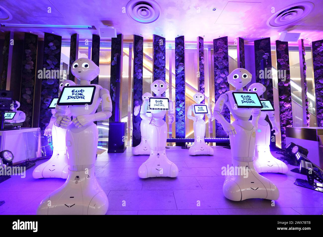Pepper robots are ready to serve Japanese foods and drinks with human ...