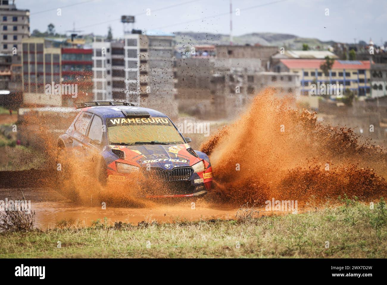 29 SINGH VOHRA Samman, KHAN Alfir, SKODA FABIA EVO Rally2, actionduring ...