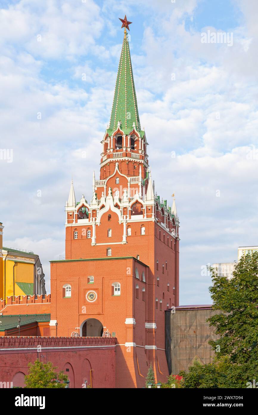 The Troitskaya Tower (Russian: Троицкая башня, literally Trinity Tower ...
