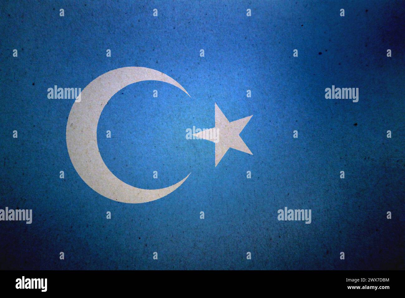 Flag east turkestan uyghur hi-res stock photography and images - Alamy