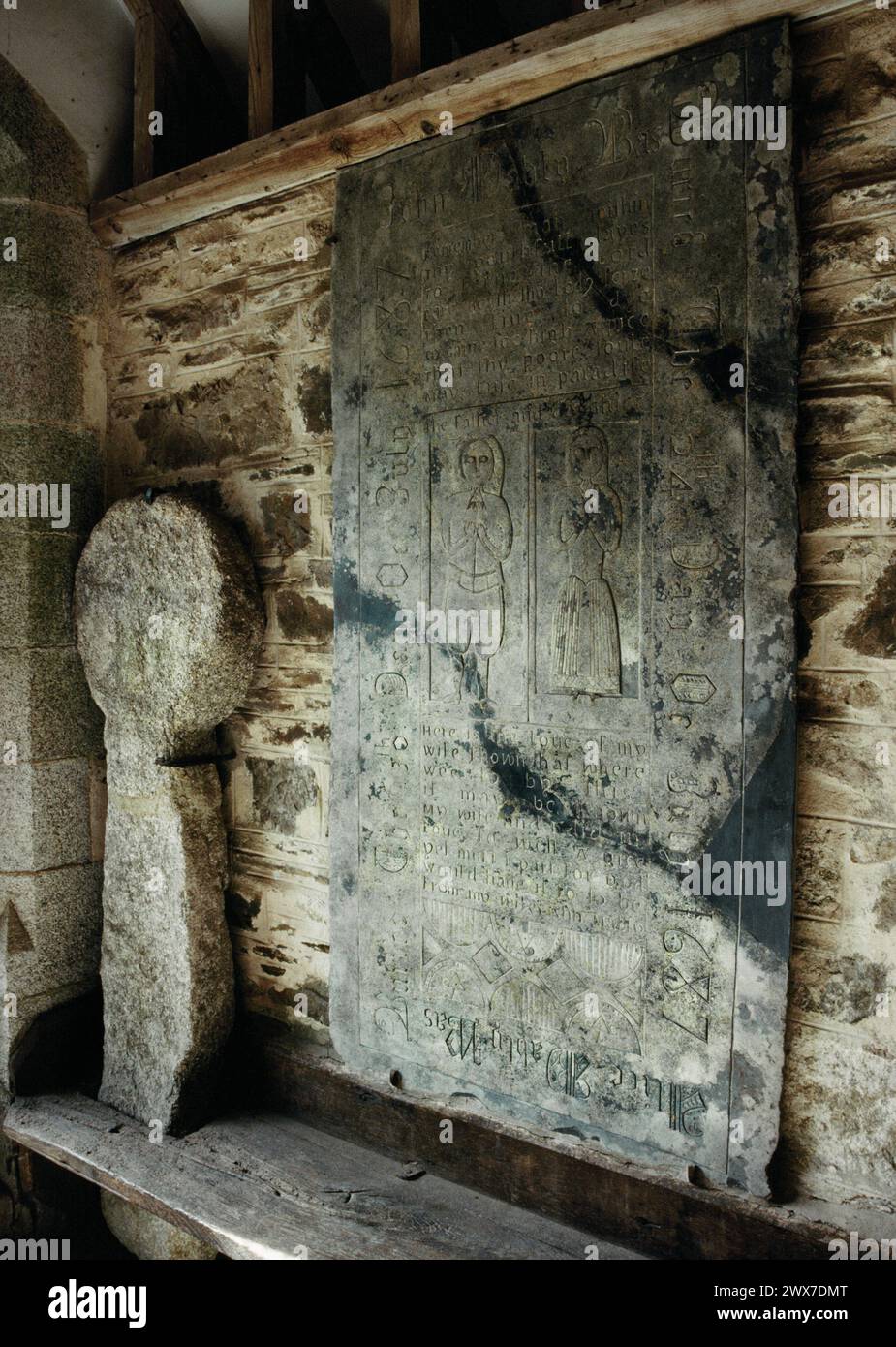 St Enodoc's church, St Enodoc, Trebetherick, Rock, Cornwall. C17th ...