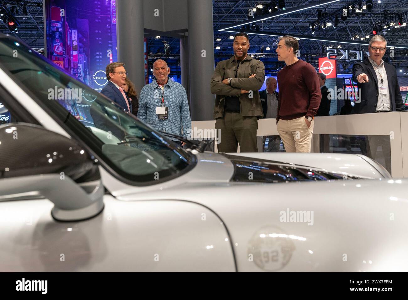 New York, USA. 27th Mar, 2024. Michael Strahan and Goran Turkic seen ...