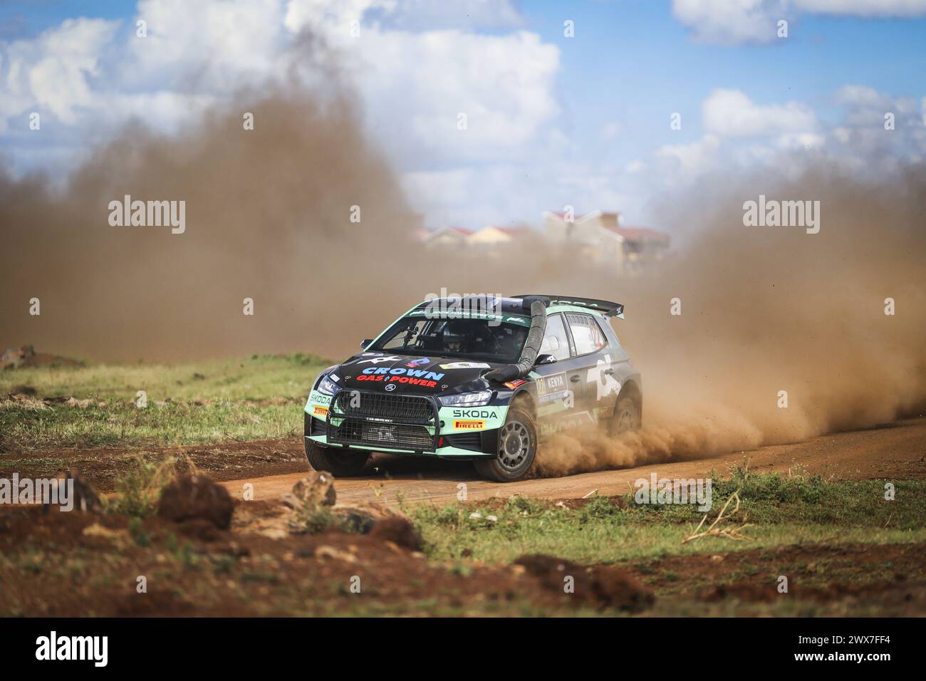 22 GREENSMITH Gus, ANDERSSON Jonas, Skoda Fabia RS Rally2, actionduring ...