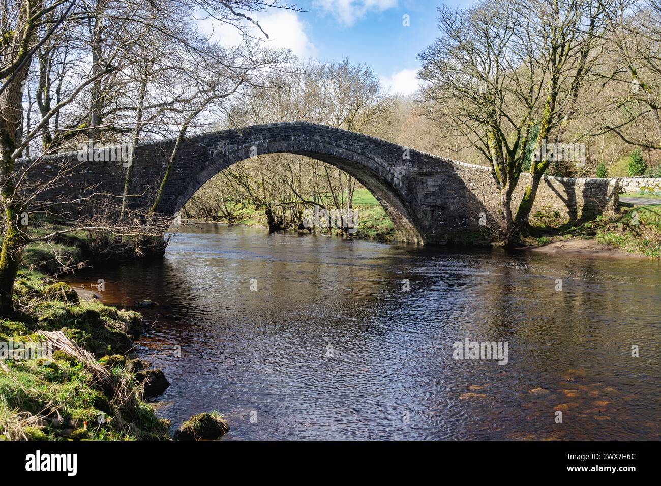 Historic Ivelet bridge in Swaledale Stock Photo - Alamy