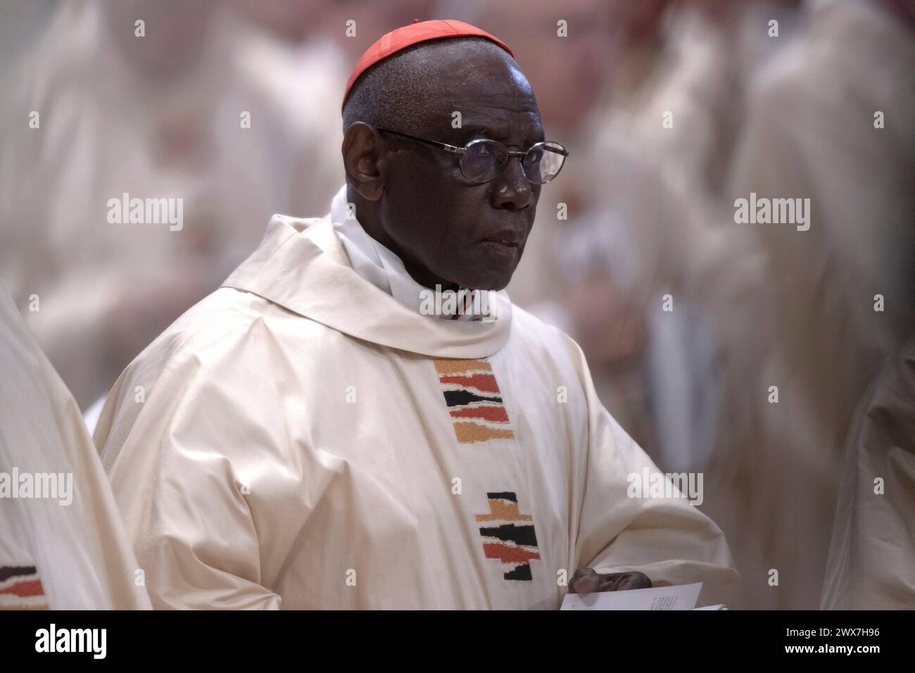 Vatican City, Vatican, 28 March 2024. Cardinal Robert Sarah attends the ...