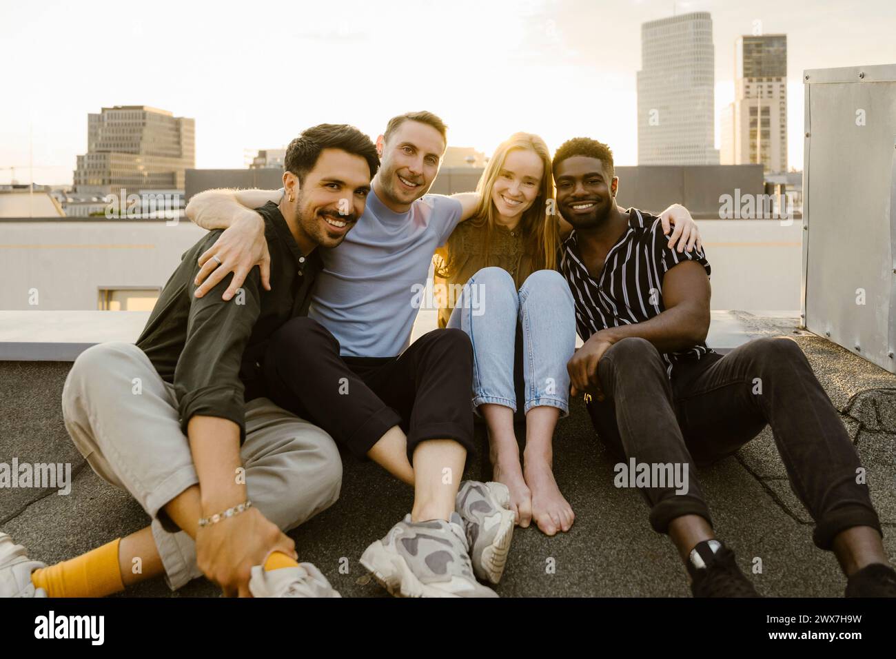Arms around legs hi-res stock photography and images - Alamy