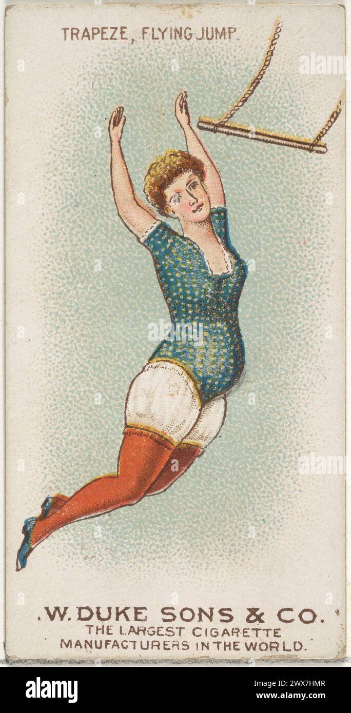 Trapeze, Flying Jump, from the Gymnastic Exercises series (N77) for ...