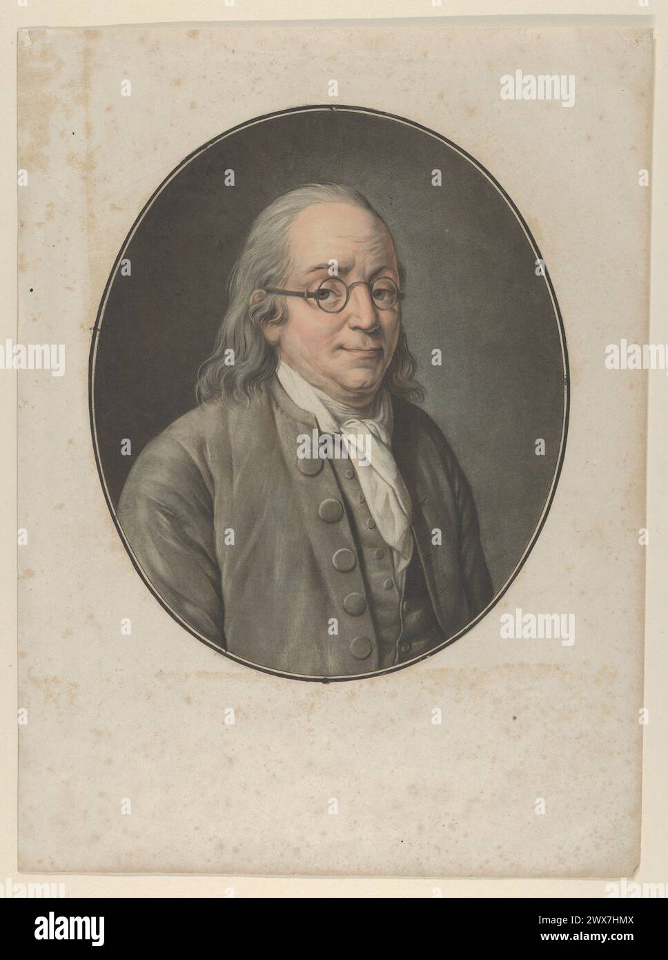 Benjamin franklin portrait color hi-res stock photography and images ...