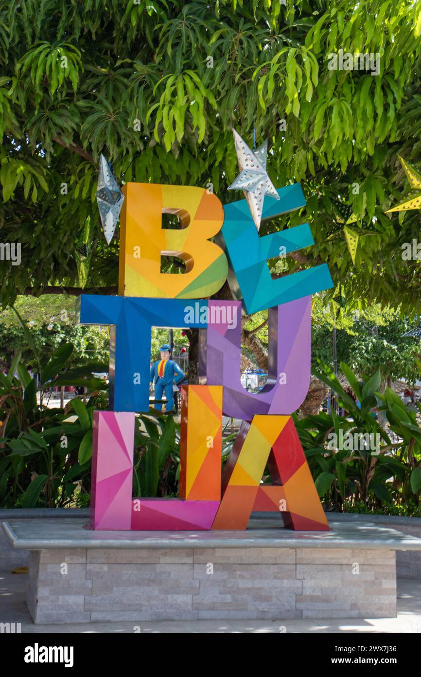 The name of betulia direction, a town of sucre colombia Stock Photo - Alamy