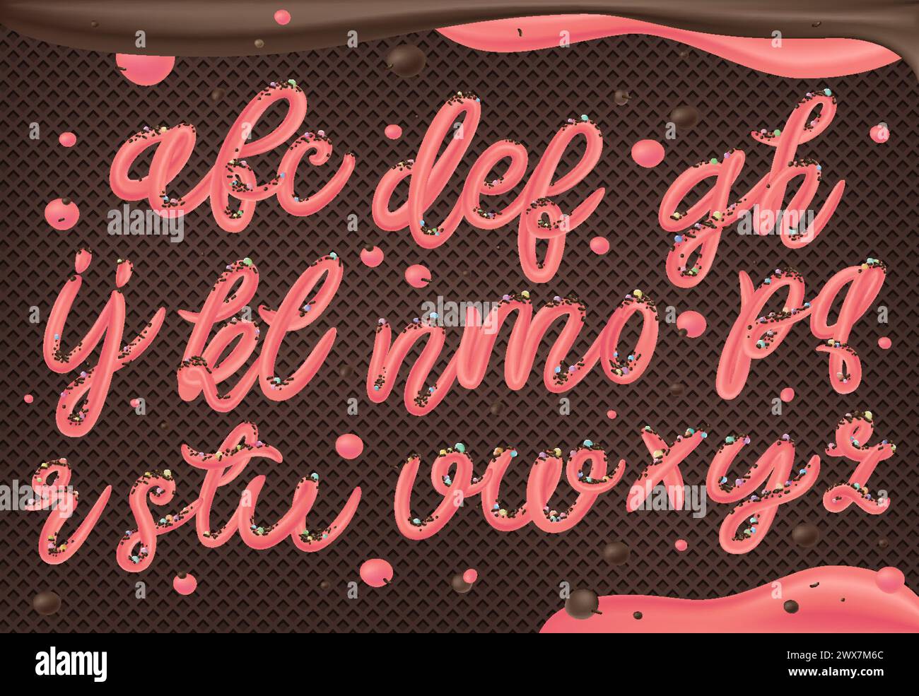 Ice ctram letters hi-res stock photography and images - Alamy