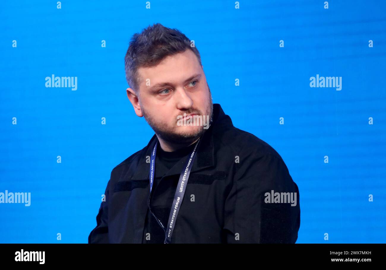 Non Exclusive: KYIV, UKRAINE - MARCH 27, 2024 - Head of the Center for Countering Disinformation ...